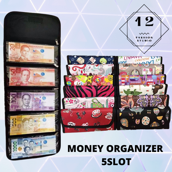 MONEY ORGANIZER 5 SLOT MONEY BANKER WALLET | Lazada PH