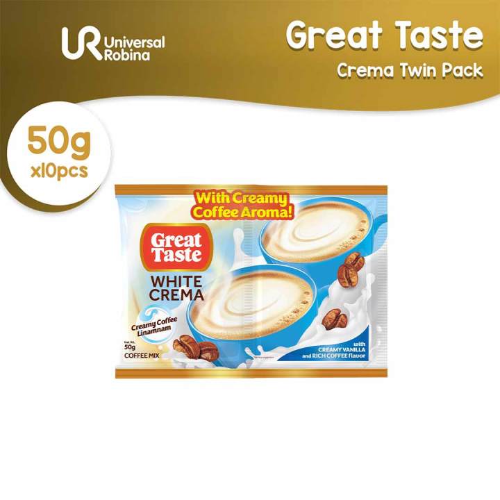 Great Taste White Crema 3-in-1 Twin Pack (50g x 10) | Lazada PH