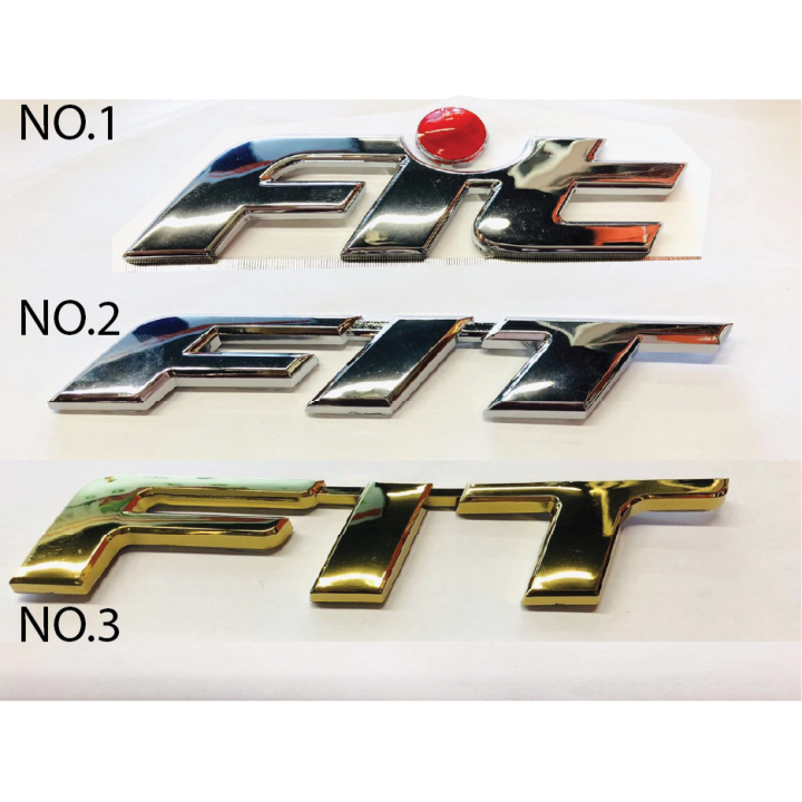 HONDA FIT EMBLEM LOGO FOR JAZZ 2001-2021 GD GE Gk wording emblem logo ...