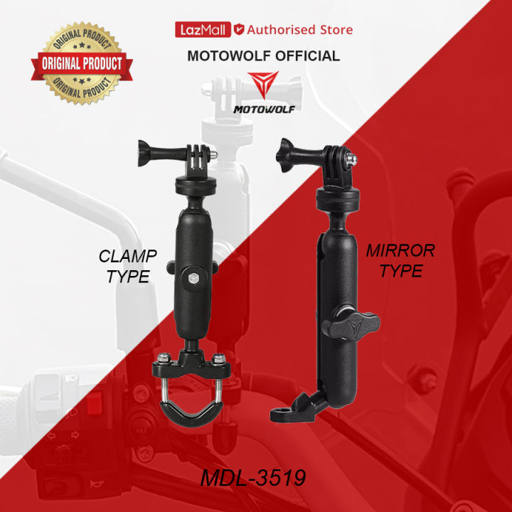 MOTOWOLF MDL 3519 MOTORCYCLE CAMERA BRACKET | Lazada Philippines