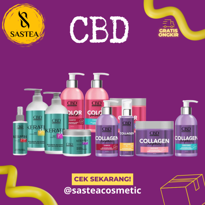 CBD All Produk Lengkap / CBD Color Shield Shampoo + Conditioner / Daily ...