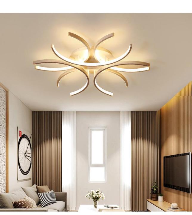 Led Tricolor Ceiling Lights Chandelier Modern Design Chandeliers ...