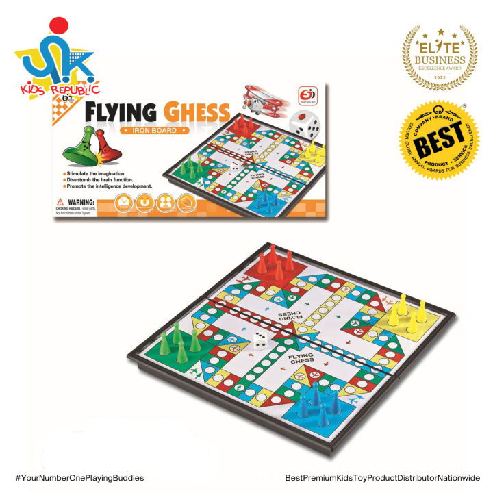 SK Kids Multifunctional Board Games Flying Chess Snake Ladder Exploited ...