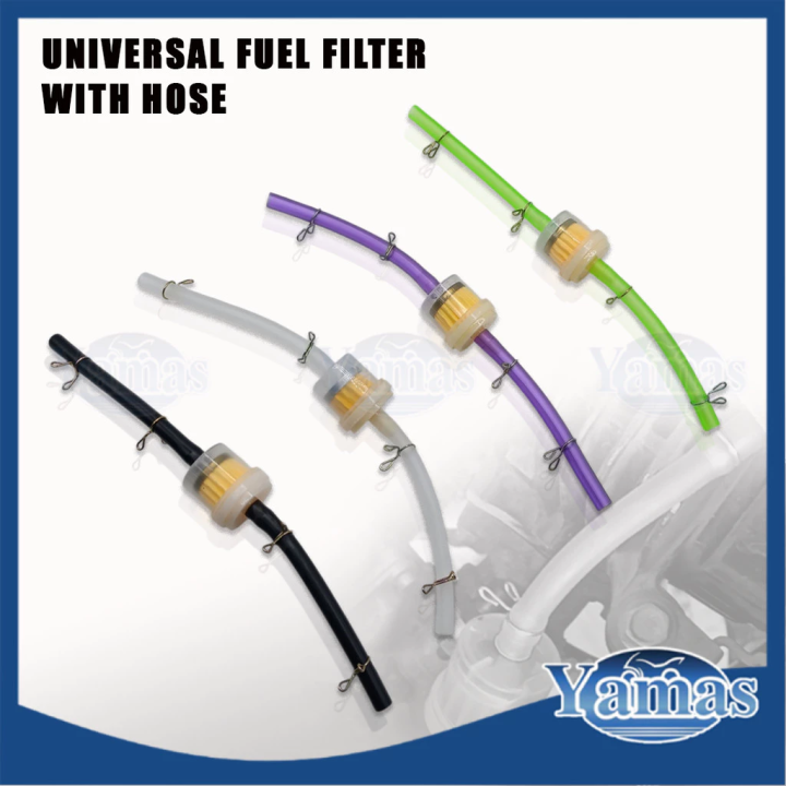 UNIVERSAL FUEL FILTER WITH HOSE (PER PIECE) | Lazada PH
