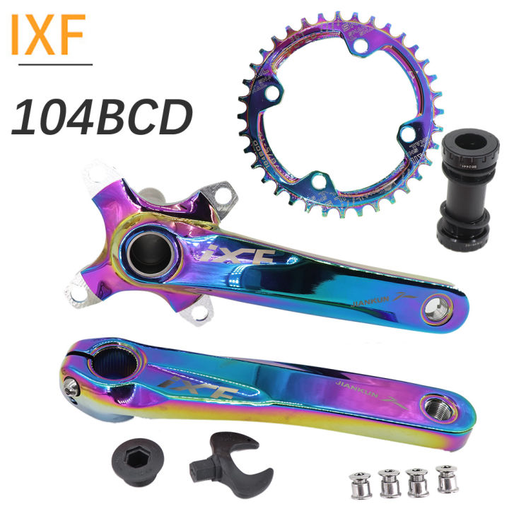 IXF MTB Crankset 104BCD Bike Crank 170mm 175mm Chainring 30t 32t 34t ...