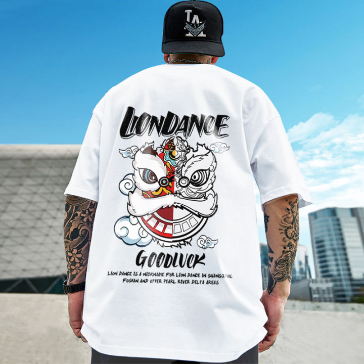 M-8XL 2022 เสื้อยืดแขนสั้นคอกลมพิมพ์ลายหลวมแฟชั่นใหม่สำหรับผู้ชาย เสื้อ oversize ชาย เสื้อยืด ...