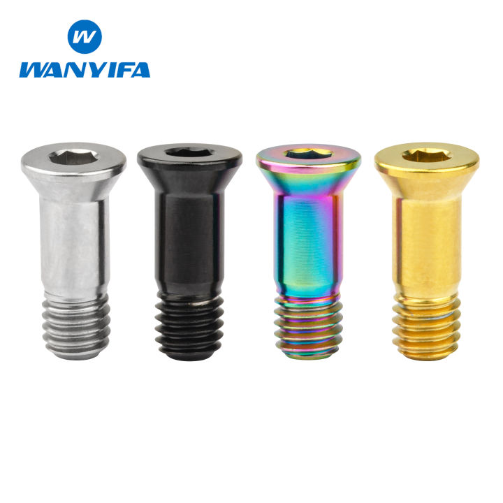 Wanyifa น็อตไทเทเนียม M5x 14.5มม.,สกรูล้อจ็อกกี้ตัวเปลี่ยนเกียร์หลัง ...