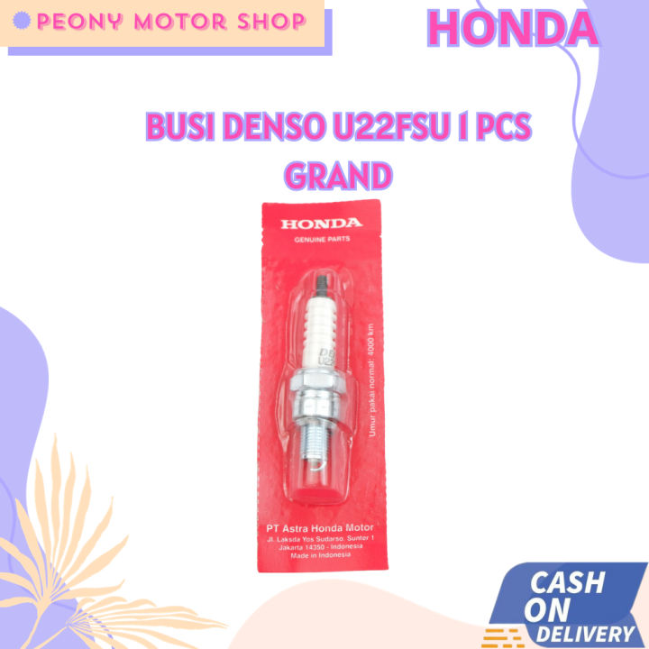 Busi U22FSU Denso Honda Grand - busi Revo - busi Supra - Legenda Mio ...
