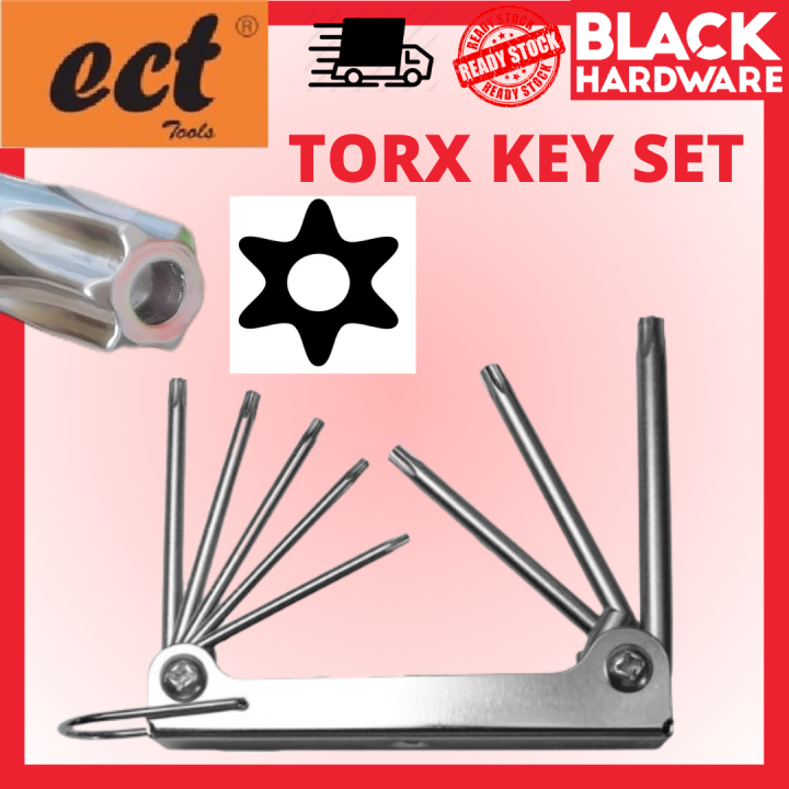 BLACK HARDWARE ECT Star Allen Key Set Torx Allen Key Bunga Torx ...