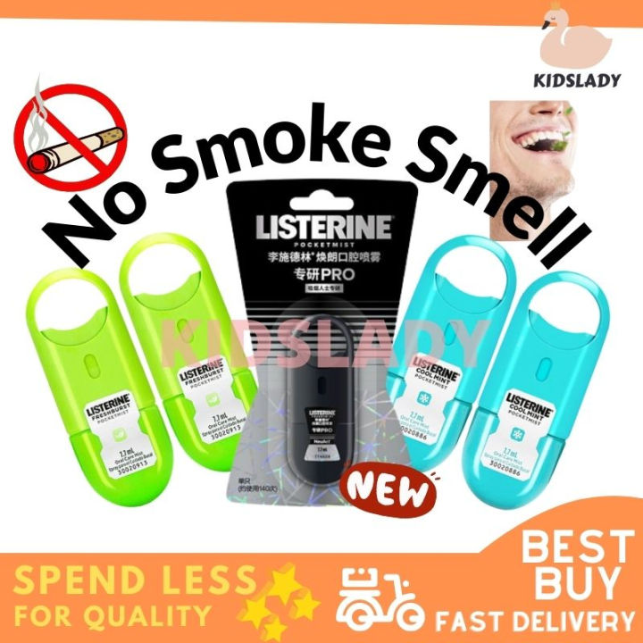 (Ready Stock) Listerine Pocketmist Oral Care Fresh Breath Spray ...