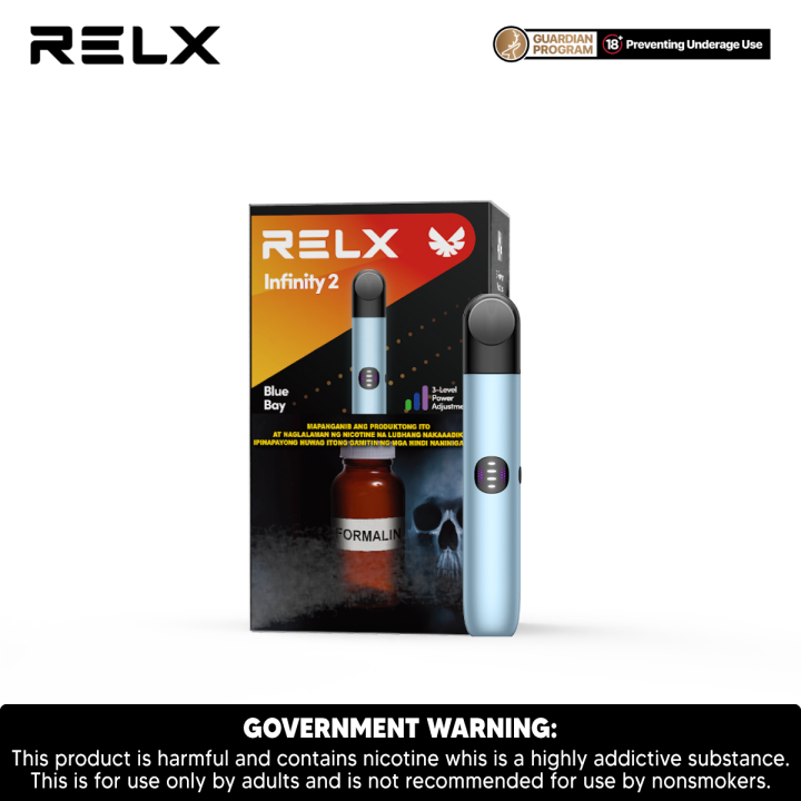 RELX Infinity 2 Single Blue Bay Device GHW Ecig Original Smart Vape Pen ...