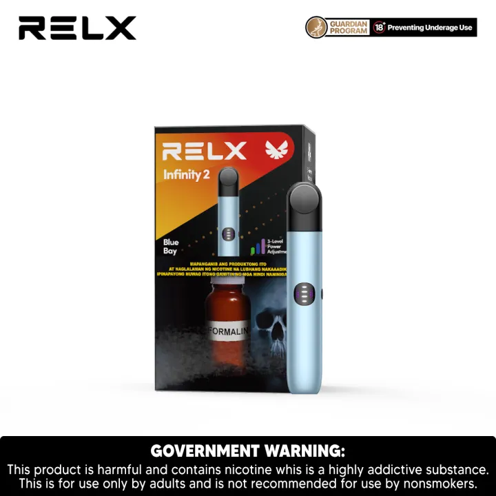 RELX Infinity 2 Single Blue Bay Device GHW Ecig Original Smart Vape Pen ...