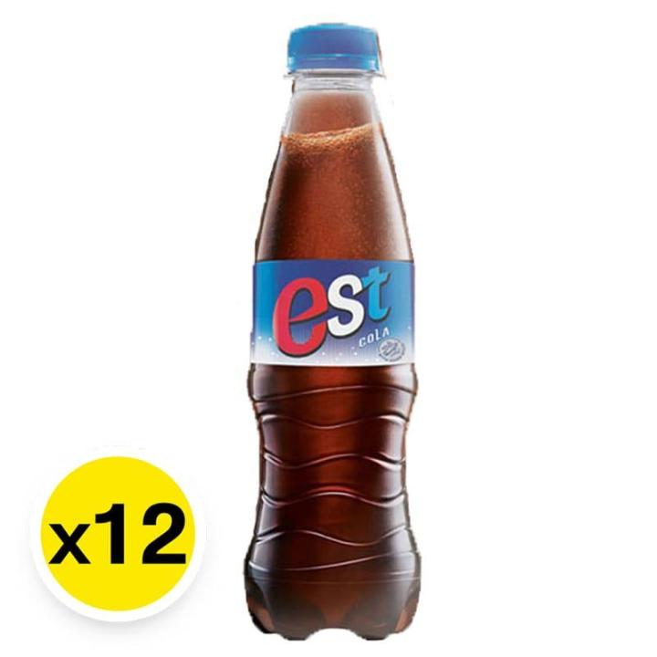 เอส น้ำอัดลม กลิ่นโคล่า 360 มล. x 12 ( EST Cola 360 ml x 12 ) | Lazada ...