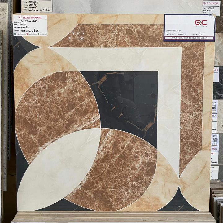 granit 60x60 motif marmer mozaik 3d - gc cera tiles 4021 | Lazada Indonesia