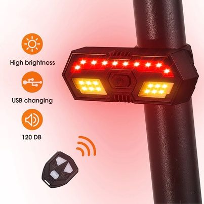 Turn Light Horn Remote Control Direction Indicator LED USB Light ...