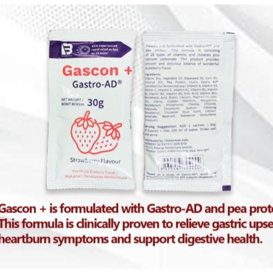 Gascon Plus Gastro-AD Strawberry Flavour ( 30g / Pack ) | Lazada