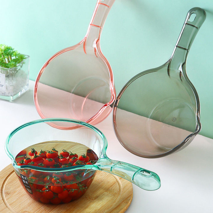 Transparent Plastic Water Dipper Multipurpose kitchen Washing ...