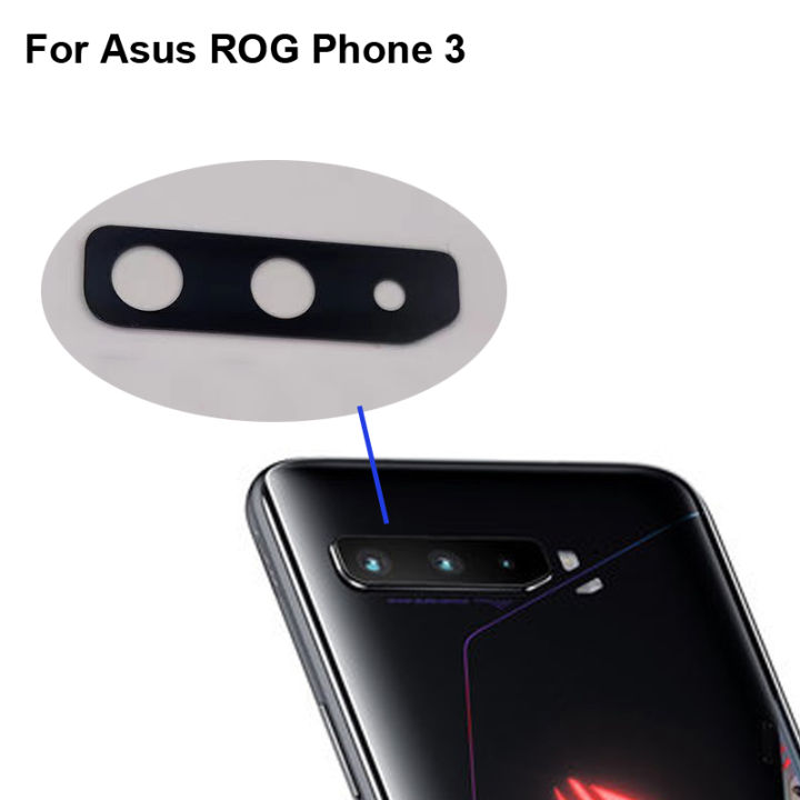 สำหรับ Asus ROG Phone 3 phone3 ชิ้นส่วนกระจกเลนส์กล้องด้านหลังทดแทน ...