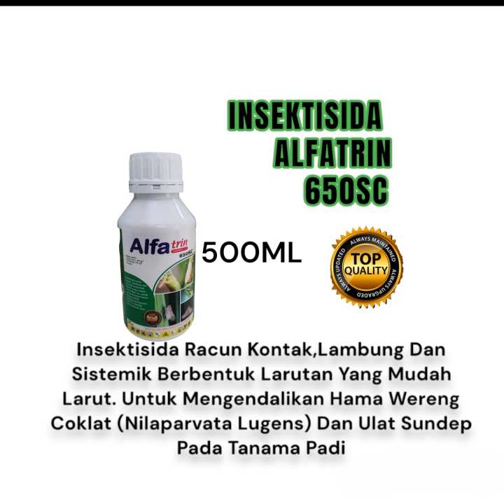 INSEKTISIDA ALFATRIN 650SC 500ML INSEKTISIDA bahan aktif SIPERMETRIN ...