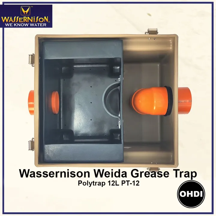 WASSERNISON Weida Grease Trap Polytrap 12, 18, and 28 Liters | Lazada PH