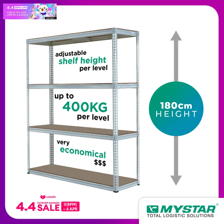 Original MYSTAR Boltless Rack for Bomb Shelter and Storeroom ...