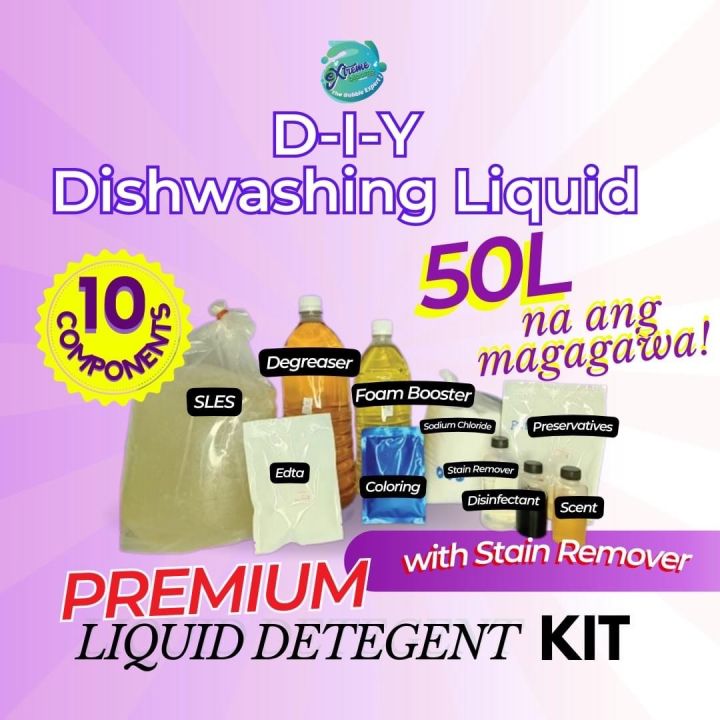 Negosyo Kit (Liquid Detergent Kit 10 Components) 50 Liters | Lazada PH