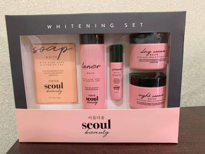 KOREA Seoul Beauty Rejuvenating Set w/ Aloe Vera and Vit. C&E | Lazada PH