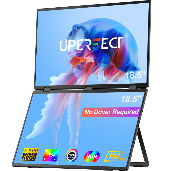 UPERFECT UStation / Delta max 18.5- Folding Monitor Dual Portable ...