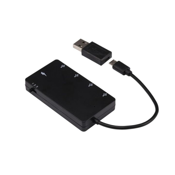 ♠卍﹍ 4 Port Micro USB OTG Hub Power Charging Adapter Cable For Windows ...