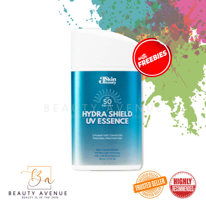 JSkin Beauty Hydra Shield UV Essence SPF 50 PA++++ 50ml (WITH FREEBIES ...