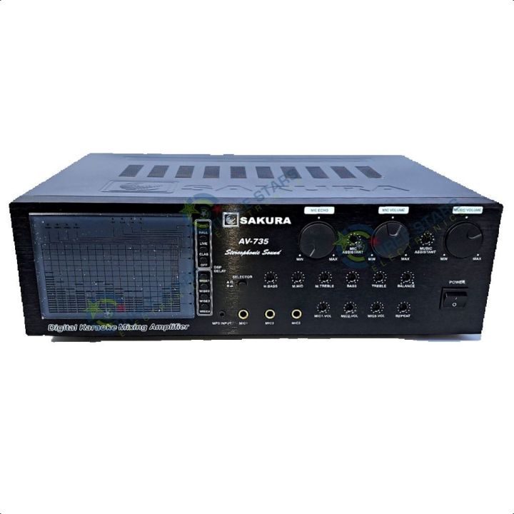 Free shipping 】2022 Original Sakura Amplifier / Sakura AV-735 700W X2 ...