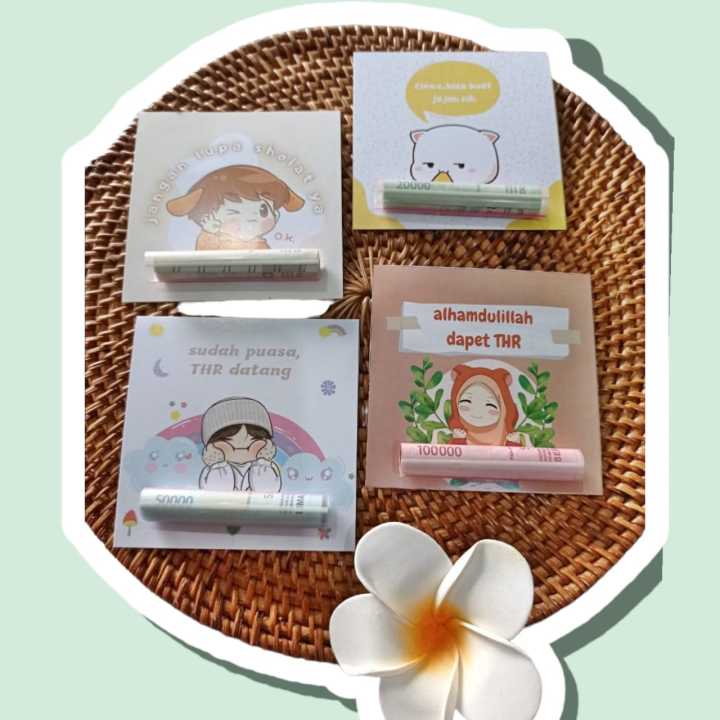 5pcs Amplop Lebaran Idul Fitri Angpau Alas Mini Gift Snack Unik Lucu ...