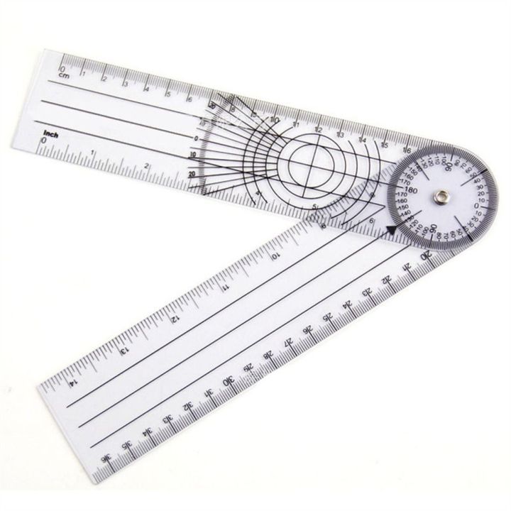 AINIO Finger Angle Office Supplies Orthopedics Calibrated Protractor ...
