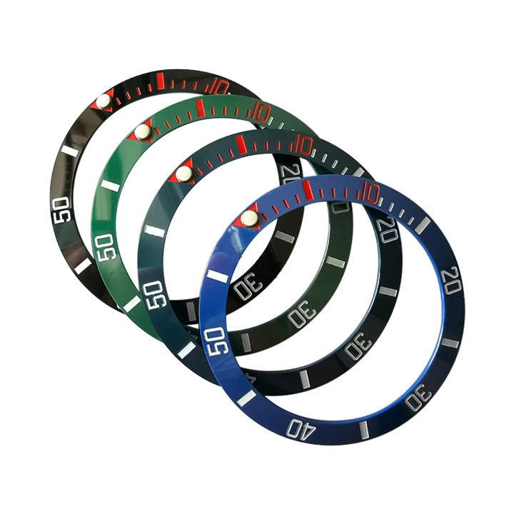 38MM Oblique Digital Ceramic Watch Bezel Five-color Optional ...