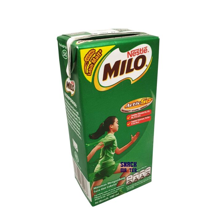 Susu UHT Milo Active Go Kemasan Kotak - Netto 180 ml | Lazada Indonesia