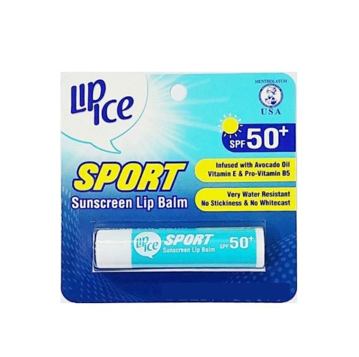 Lip Ice Sport Sunscreen Lip Balm SPF50+ BY AlwaysLucky | Lazada Indonesia