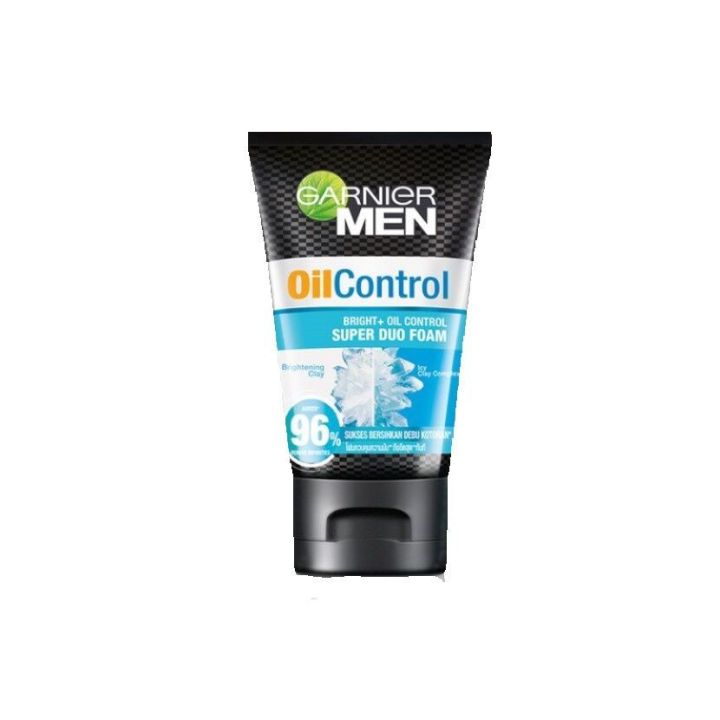 GARNIER MEN Oil Control Bright + Oil Control Super Duo Foam | Netoo 100 ...