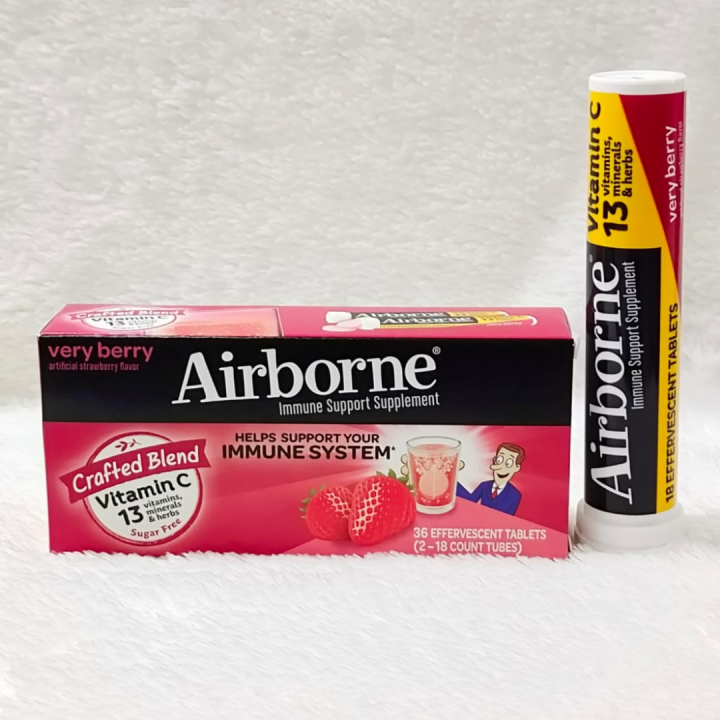 AirBorne Original Vitamin C Very Berry ISI 18 Tablets | Lazada Indonesia