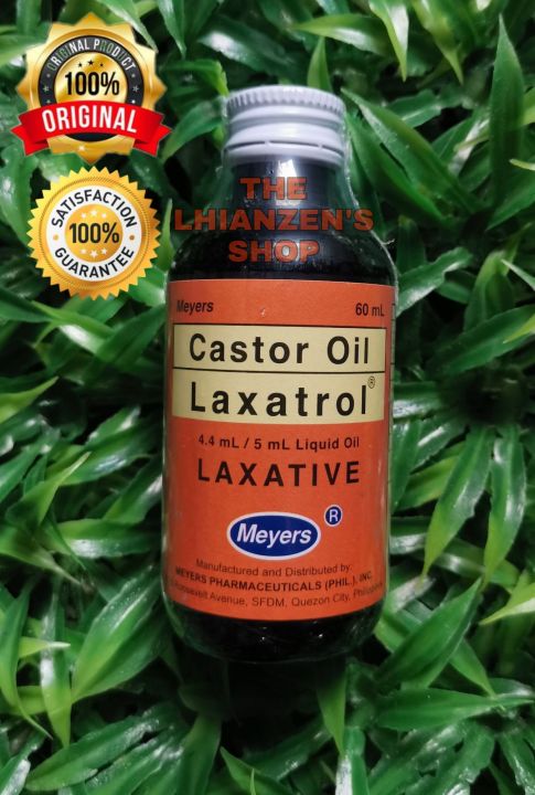 MEYERS CASTOR OIL LAXATIVE/PURGATIVE 60ML [SWEET ORANGE FLAVOR] OIL ...