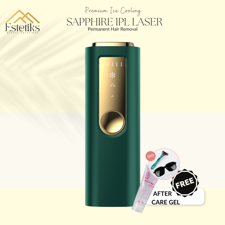 Premium IPL Ice Cool Sapphire Permanent Laser Hair Removal w/ Cooling ...