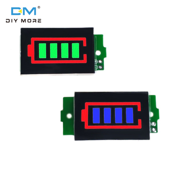 Diymore 1S-8S Automotive Battery Level Indicator Test Battery Capacity ...