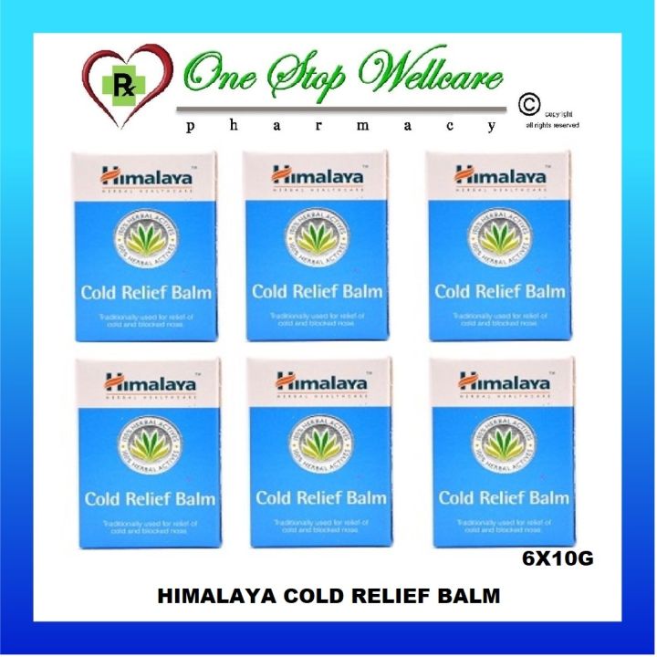 HIMALAYA COLD RELIEF BALM 6X10G (6 PACKS) | Lazada