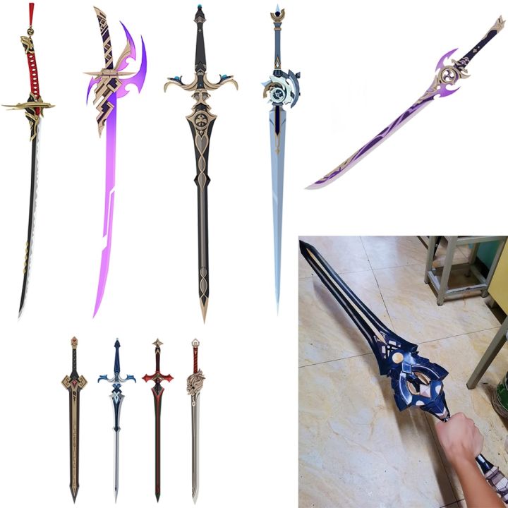 Genshin Impact 1:1 Paper Model Aether/Lumine Cosplay Dull Blade DIY ...