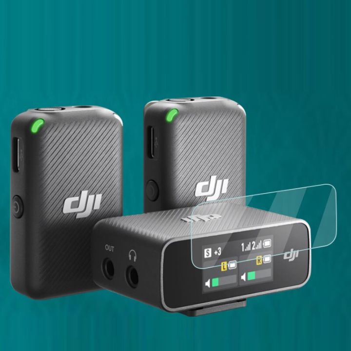Tempered Glass Screen Protector Cover For DJI Mic Wireless Microphone ...