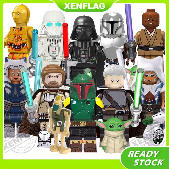 แมนดาลอเรียนสตาร์วอร์สดาร์ธเวเดอร์ Ahsoka Rahm Kota Obi-Wan (Kompatibel ...