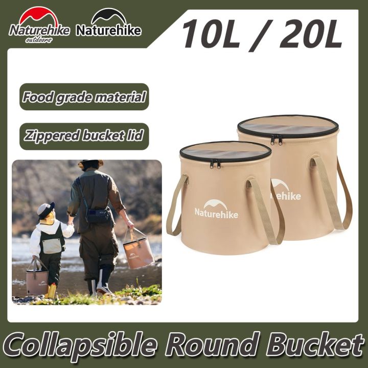 Naturehike New Collapsible Bucket 10L 20L Outdoor Portable Foldable ...