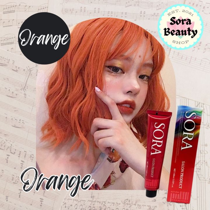 Sora Hair Dye Color in Orange | Lazada PH
