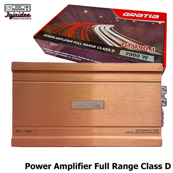 Power Amp Top Product 15นิ้ว ได้สบาย ส่งฟรี Hi end Gratia Power Amplifier Class-D 2000W Max ...