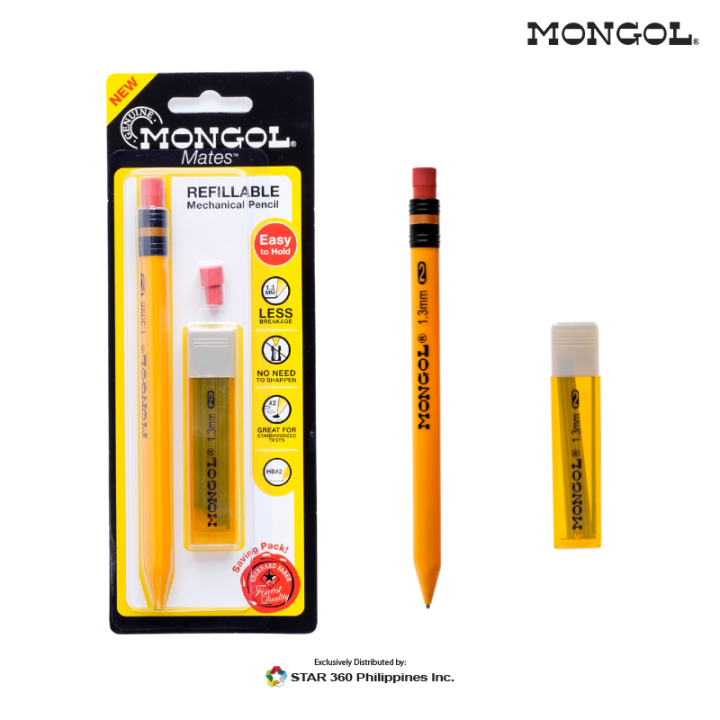 Mongol Mates (Blister Pack, Mechanical Pencil, Lead Refill) | Lazada PH
