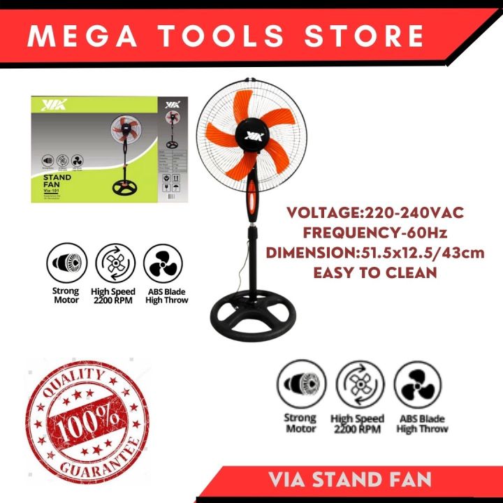 VIA STAND FAN (VERY AFFORDABLE AND HIGH QUALITY) | Lazada PH